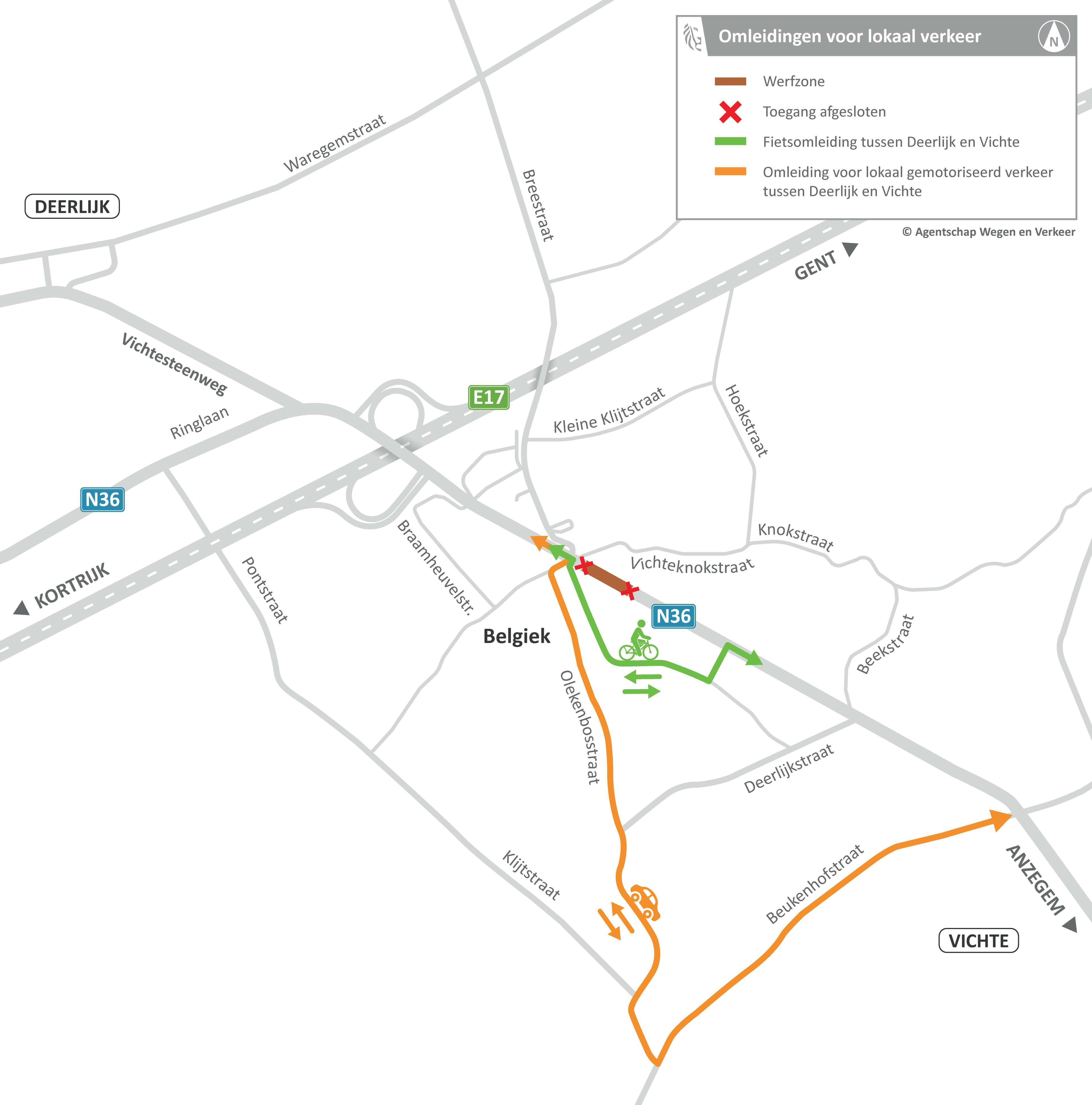 Actuele hinder | Wegen en verkeer